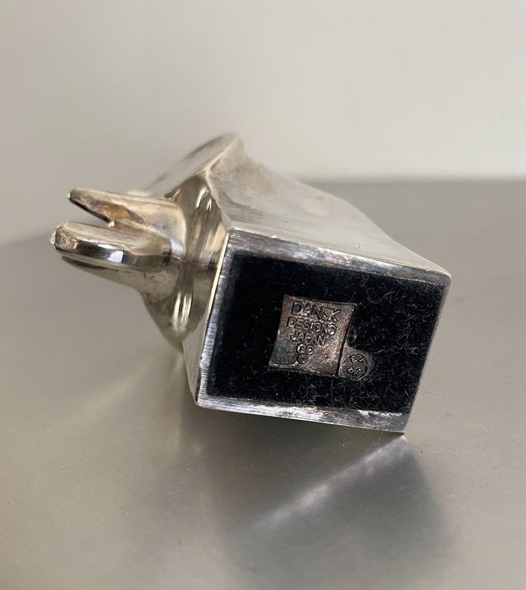 Vintage Dansk Silver Plated Elepant Paperweight For Sale at 1stDibs