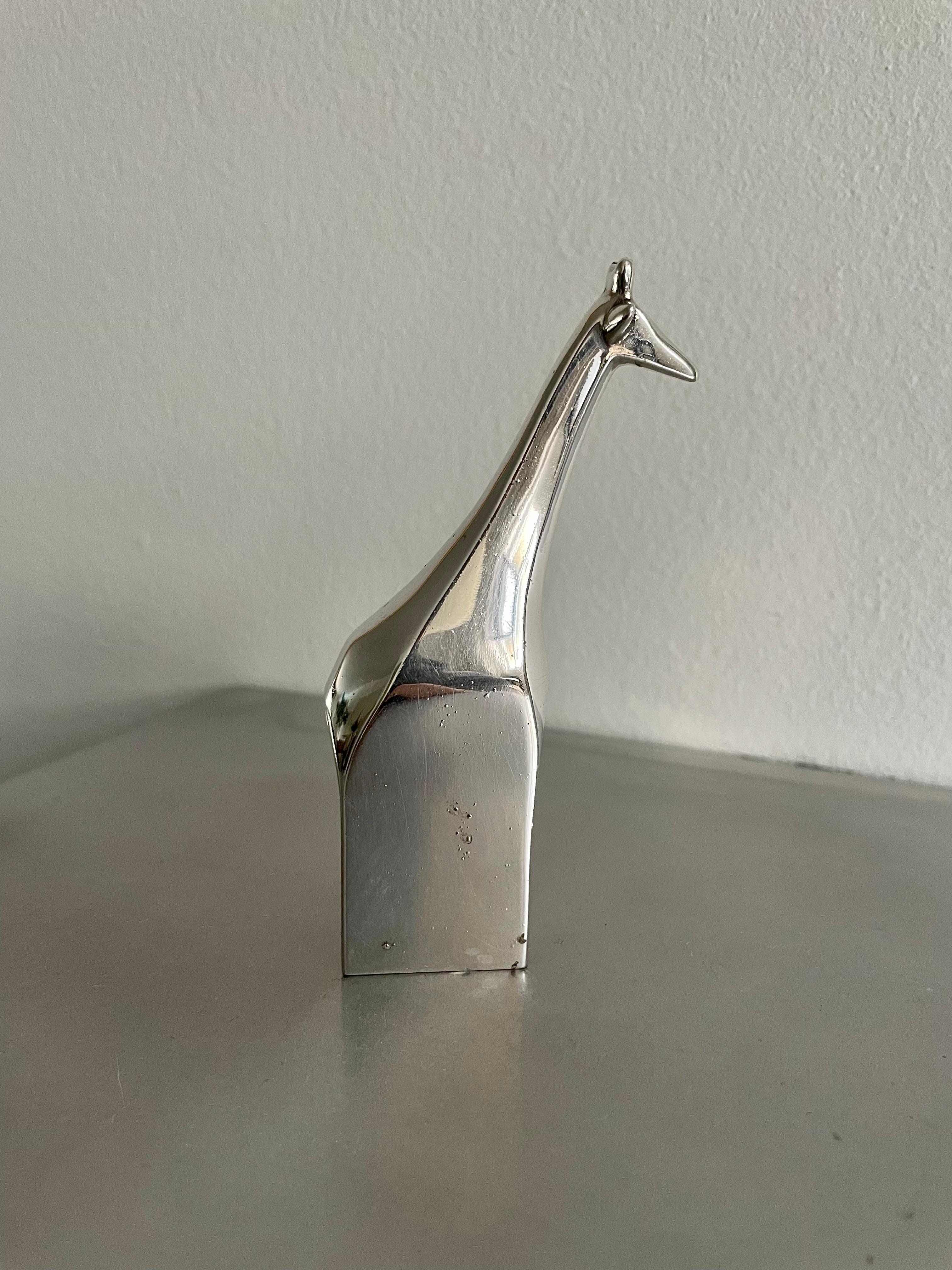Vintage Dansk Silver Plated Giraffe Paperweight For Sale at 1stDibs ...