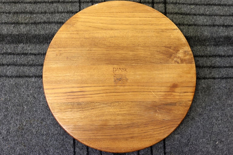 Vintage Dansk Teak Cutting and Serving Board For Sale at 1stDibs