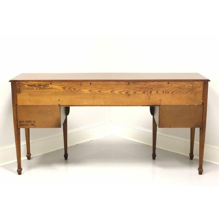 DAVIS CABINET Co Solid Mahogany Federal Style Sideboard For Sale at 1stDibs