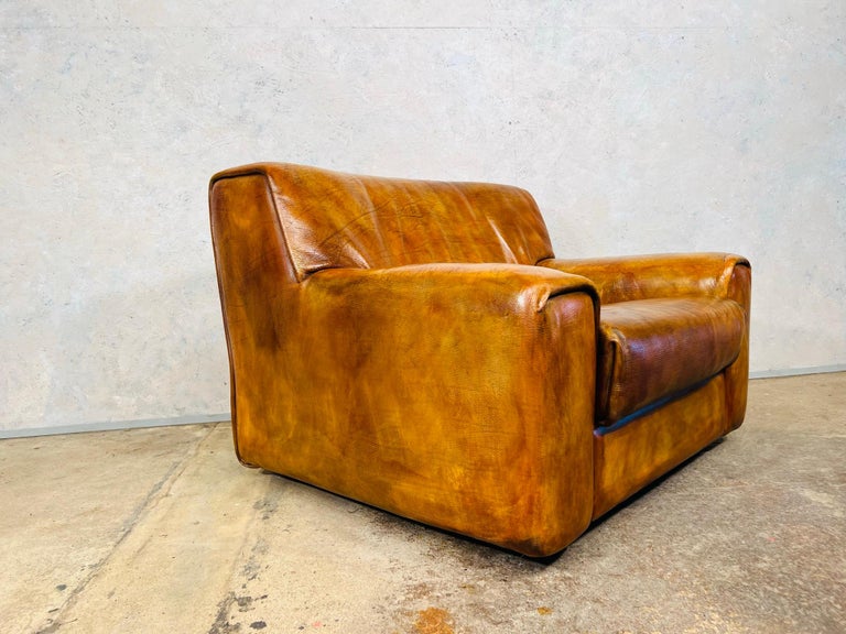 Vintage De Sede Ds 47 Bull Neck Leather Lounge Chair Colour Sand #569 ...