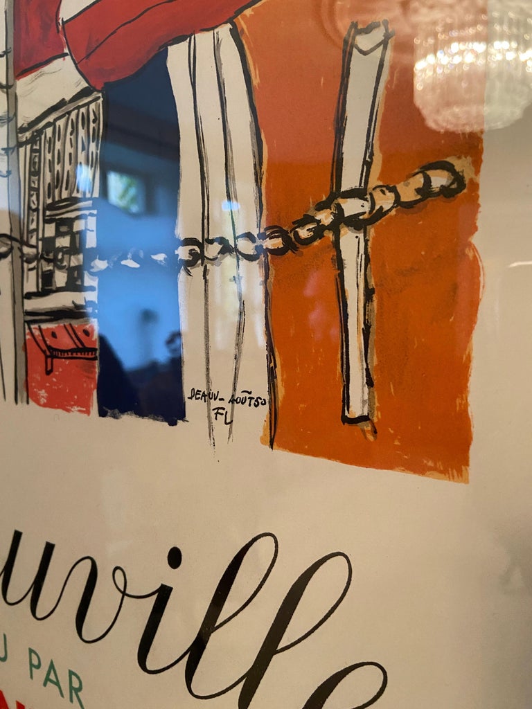 Vintage "Deauville Vu Par Fernand Leger" Exhibition Poster, France ...