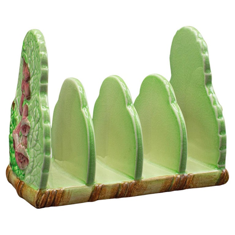 Vintage Decorative Breakfast Stand, English, Ceramic, Toast Rack, Mid ...