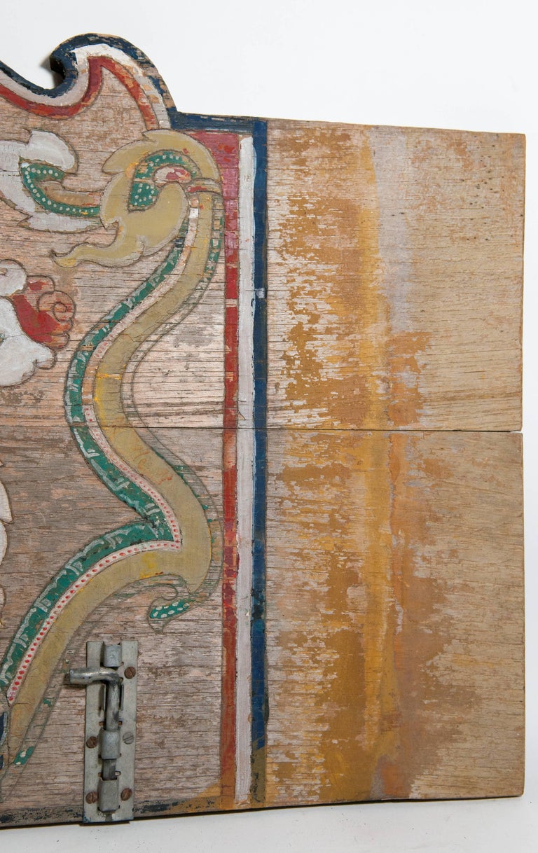 Vintage Decorative Cart Panel, Naga Motif, Mid-20th Century, North ...