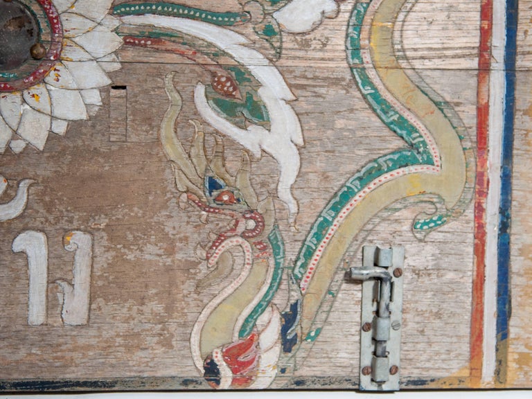 Vintage Decorative Cart Panel, Naga Motif, Mid-20th Century, North ...