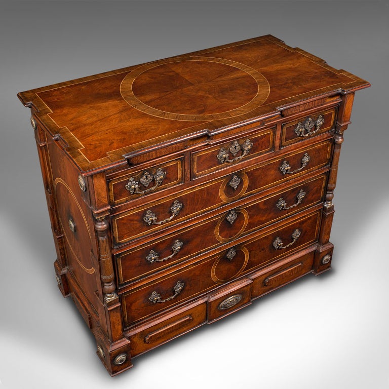 Vintage Decorative Chest of Drawers, English, Drawing Room, Georgian ...