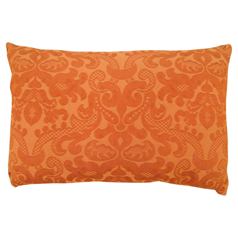 Vintage Decorative Double-Sided French Floral Textile Pillow For Sale ...