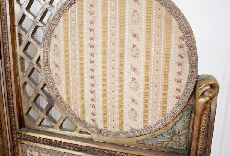 Vintage Decorative French Style Dressing Screen at 1stDibs
