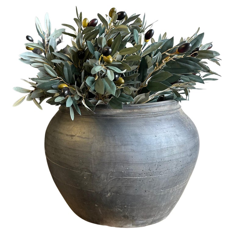 Vintage Decorative Matte Oil Pottery For Sale at 1stDibs