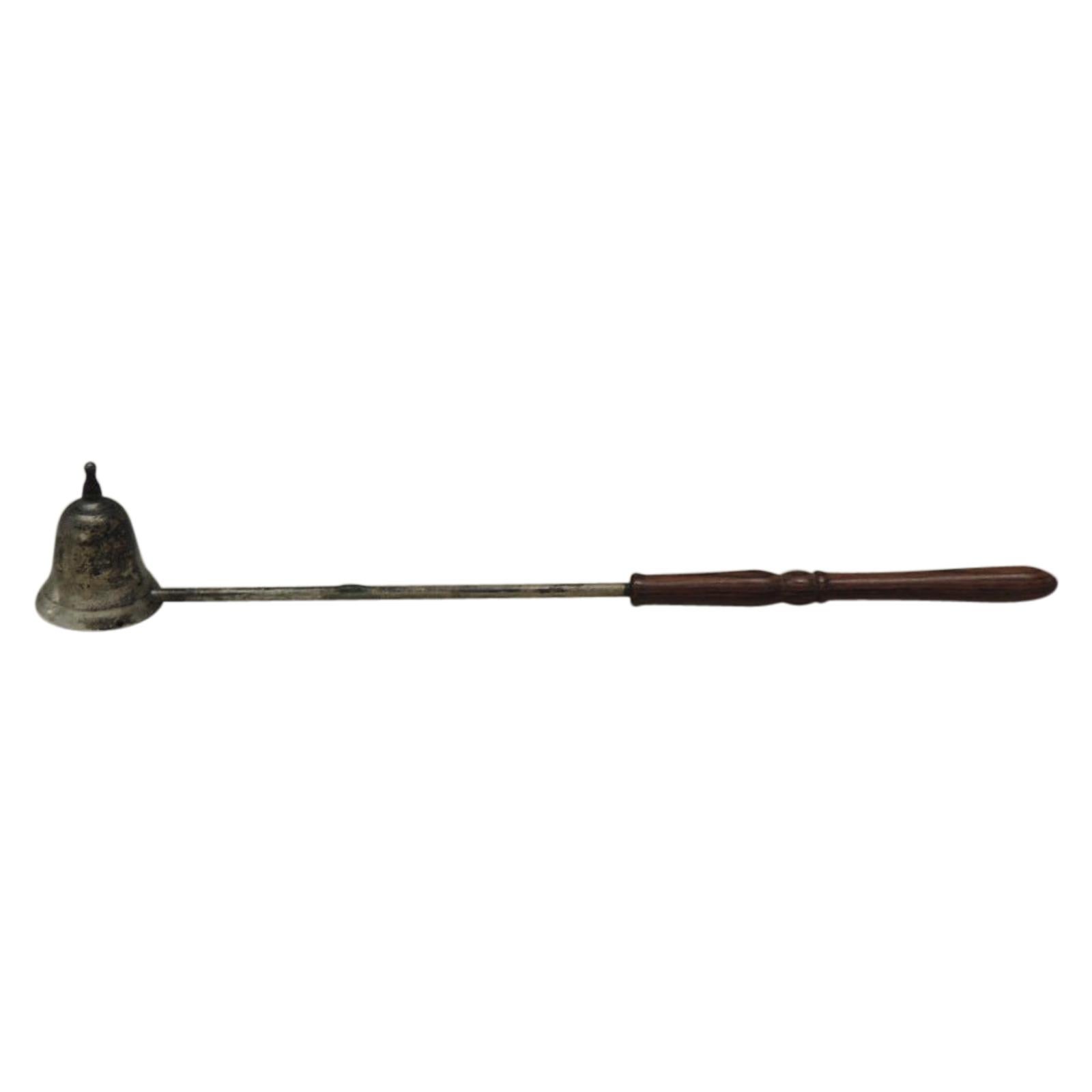 Vintage Brass Candle Snuffer with Twisted Handle Details at 1stDibs