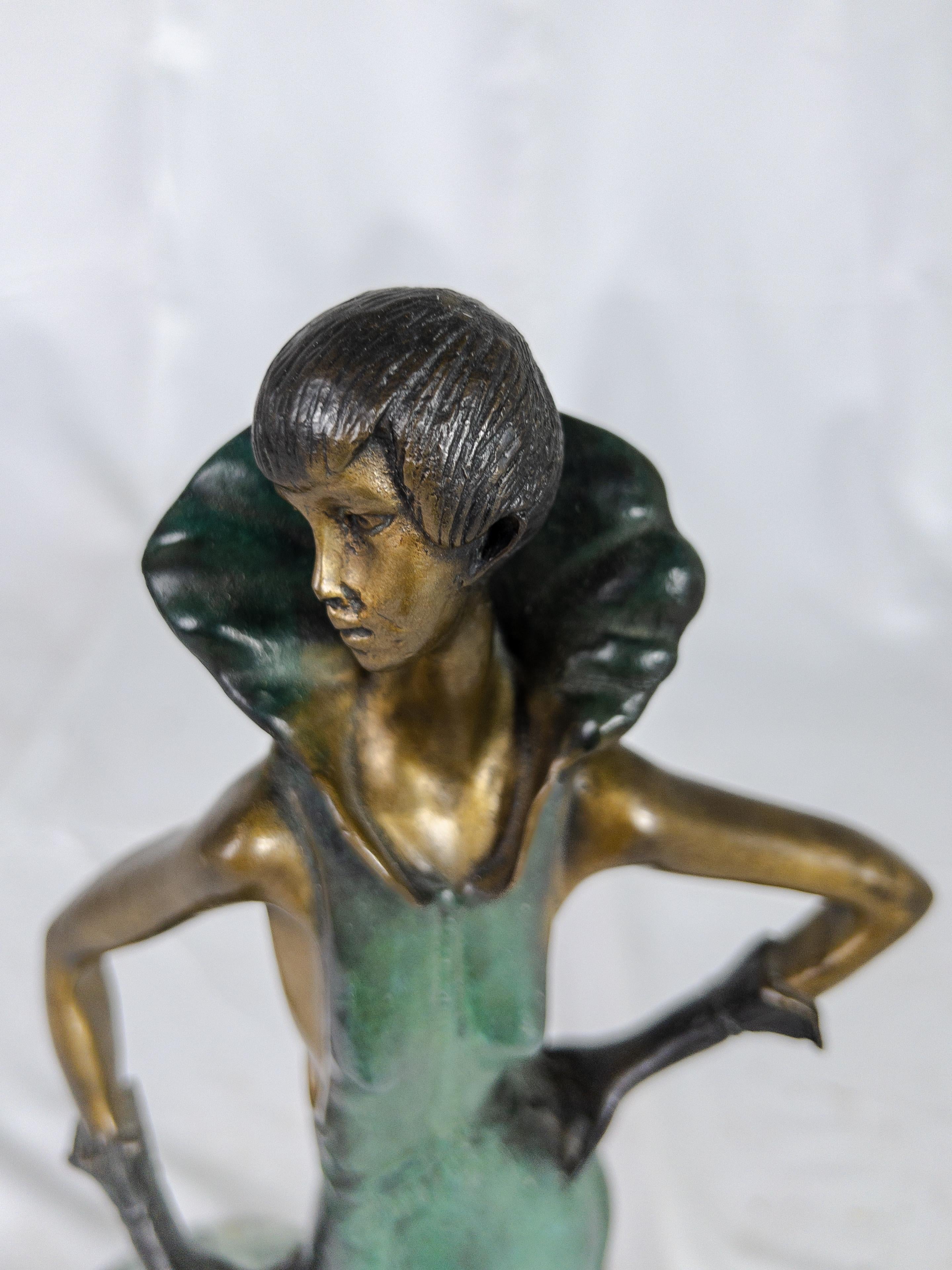 Vintage Demetre Chiparus Baroness Art Deco Bronze Sculpture at 1stDibs