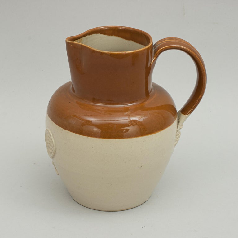 Vintage "Denby" Pottery Tennis Lemonade Jug For Sale at 1stDibs