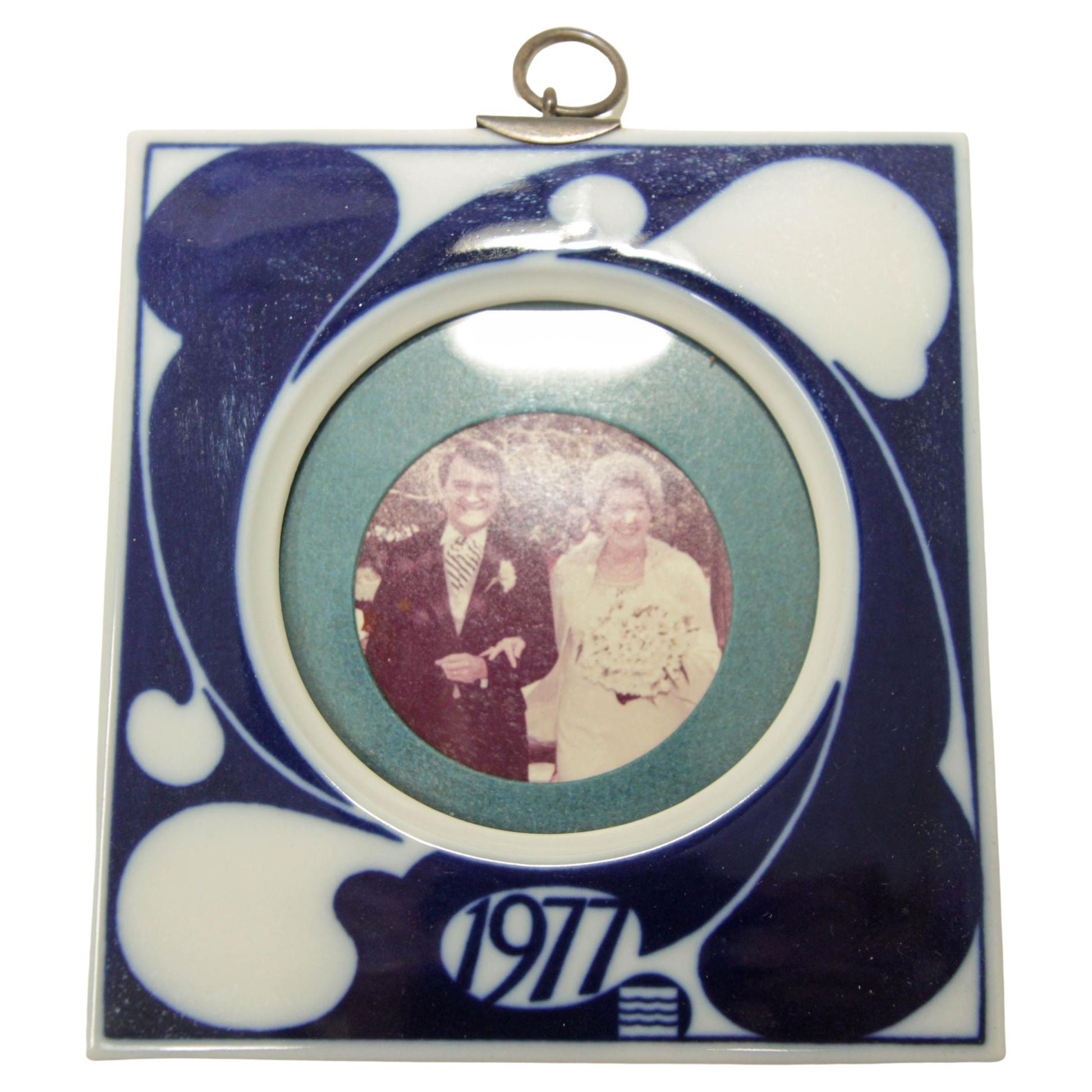 Luxury Italian Hammered Copper Metal Picture Frame by Del Conte For ...