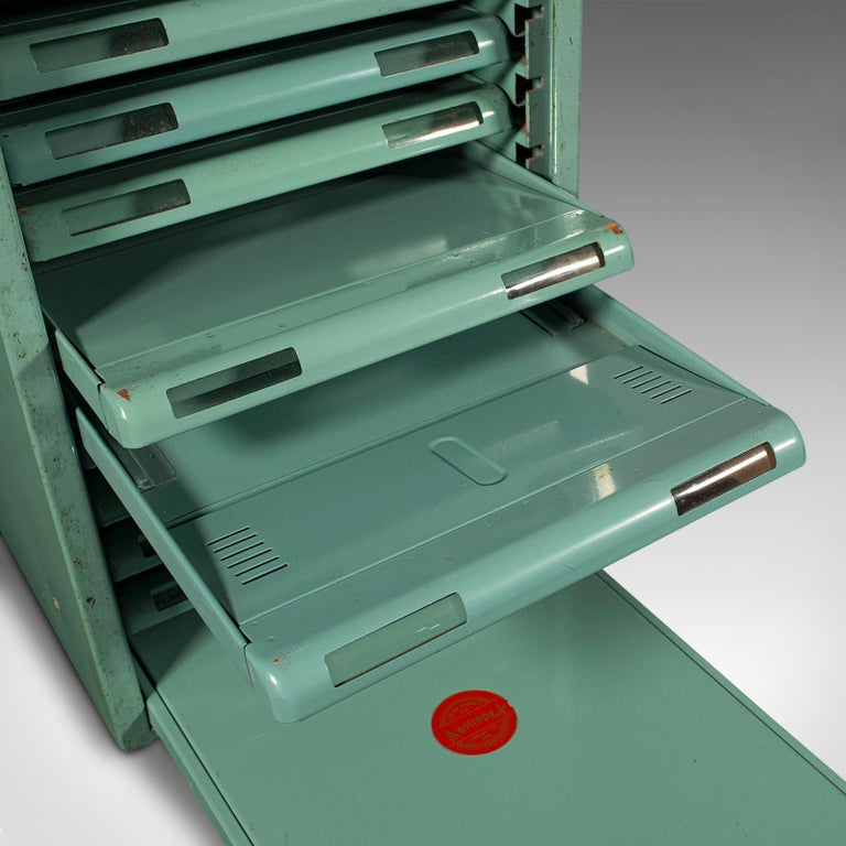 Vintage Dental Engineer's Specimen Drawers, English, Admindex, Filing ...