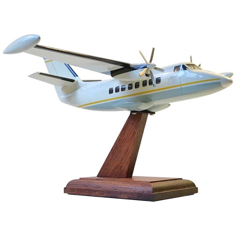 Vintage Desk Model Airplane, Private Jet, Scandinavia, 1970s For Sale ...