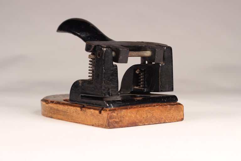 Vintage Desktop Hole Punch For Sale at 1stDibs