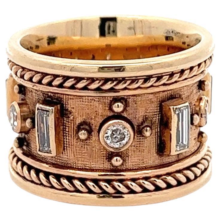 Tiffany and Co. 1837 Gold Wide Band Ring at 1stDibs | tiffany 1837 ring ...