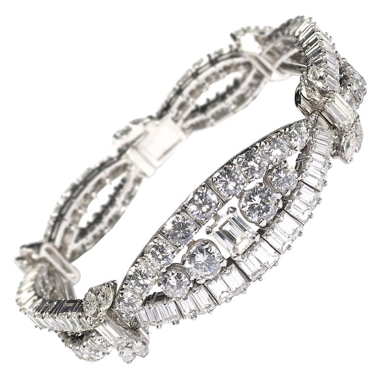 Diamond Vintage Bracelet at 1stDibs