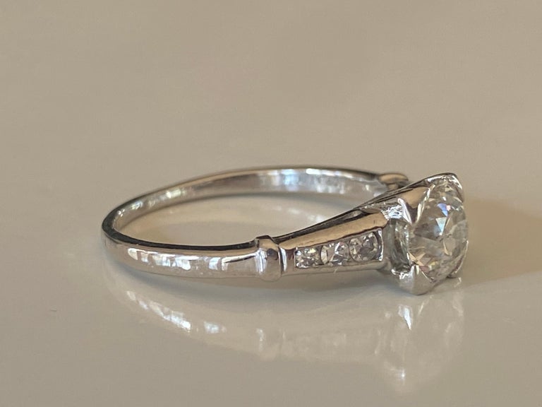 Vintage Diamond Engagement Ring For Sale at 1stDibs