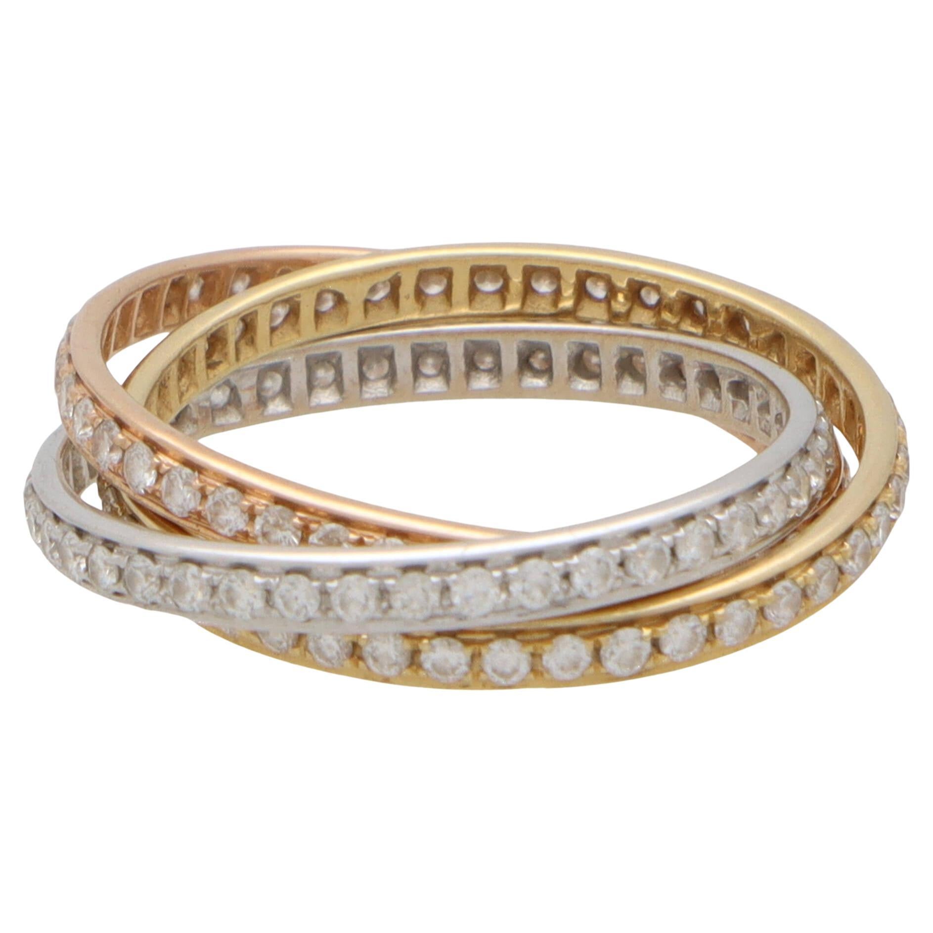 18 Carat White, Yellow and Rose Gold Stackable Bubble Rings For Sale (Free Shipping) at 1stDibs