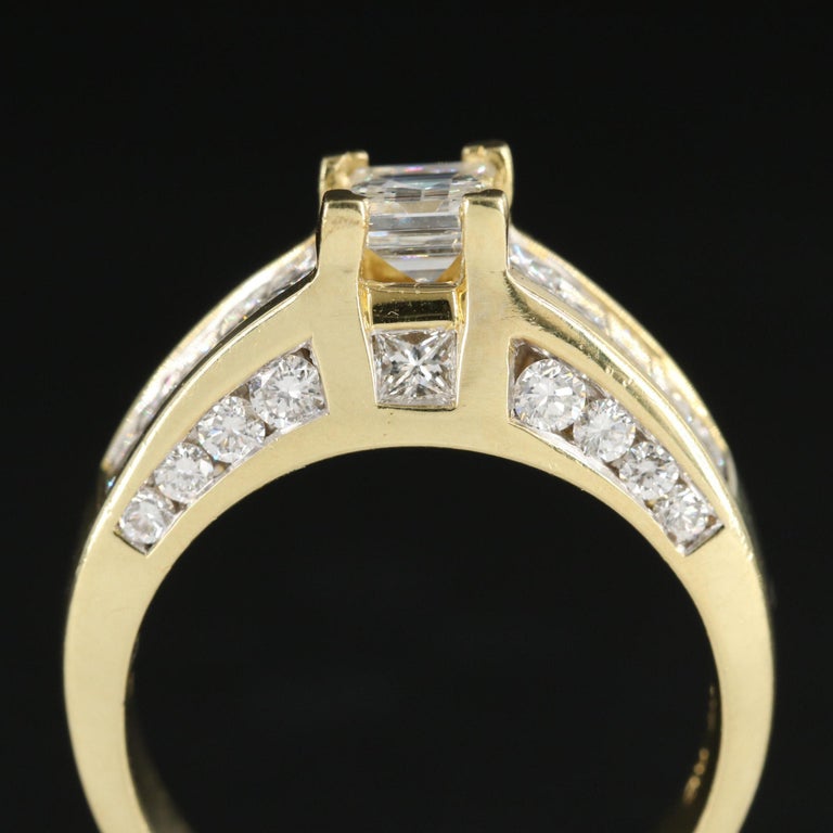 Customizable Vintage Diamonds Engagement Ring, Diamond Bridal Wedding ...