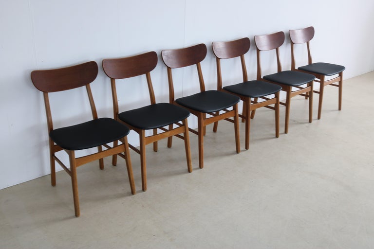 Vintage Dining Room Chairs Chairs 1960s Set of 6 For Sale at 1stDibs