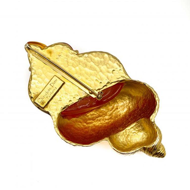 Vintage Dior Seashell Brooch by Robert Goossens for the Dune Parfum ...