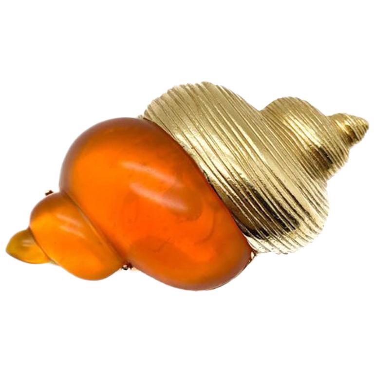 Vintage Dior Seashell Brooch by Robert Goossens for the Dune Parfum ...