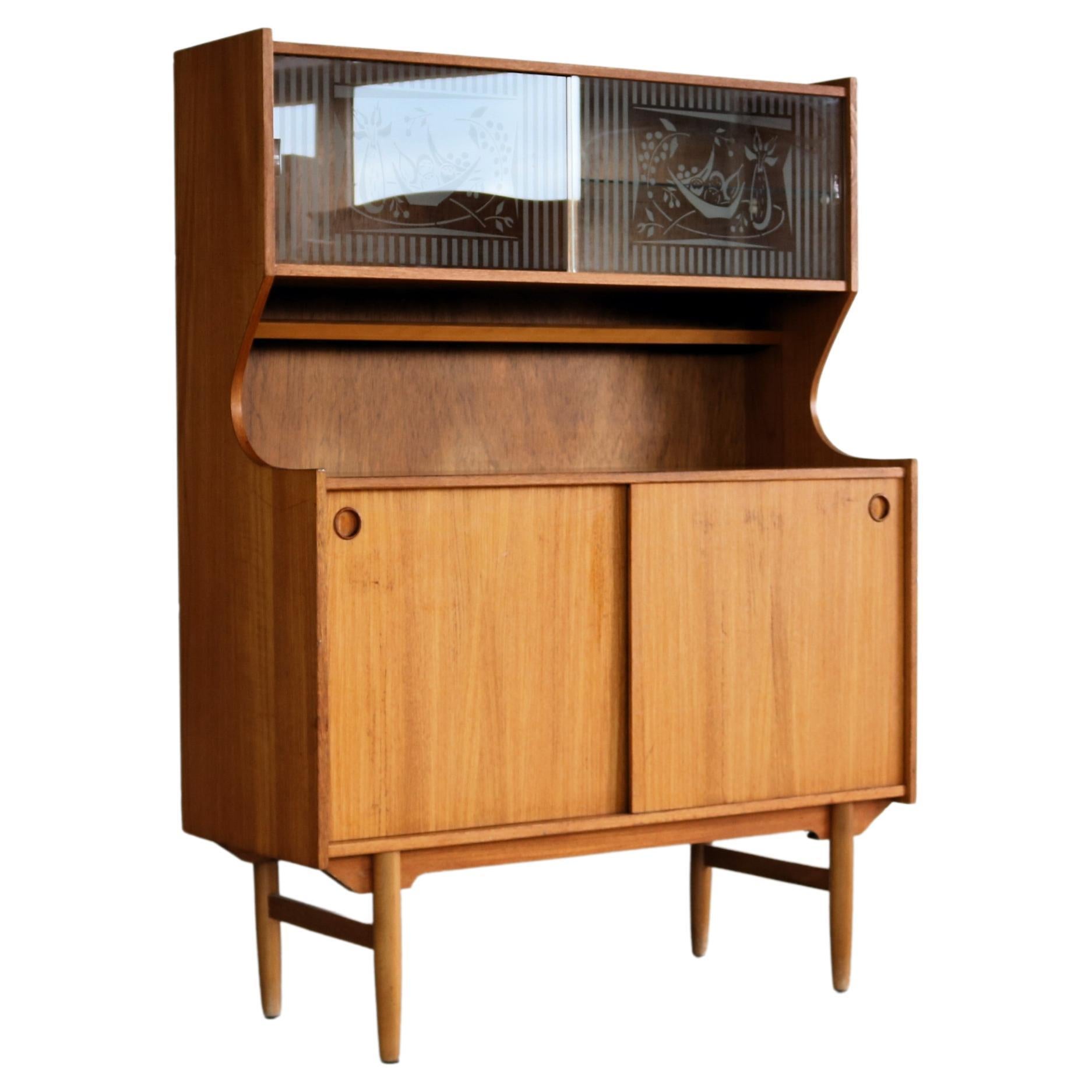 Retro Sideboard Display Cabinet - 132 For Sale on 1stDibs