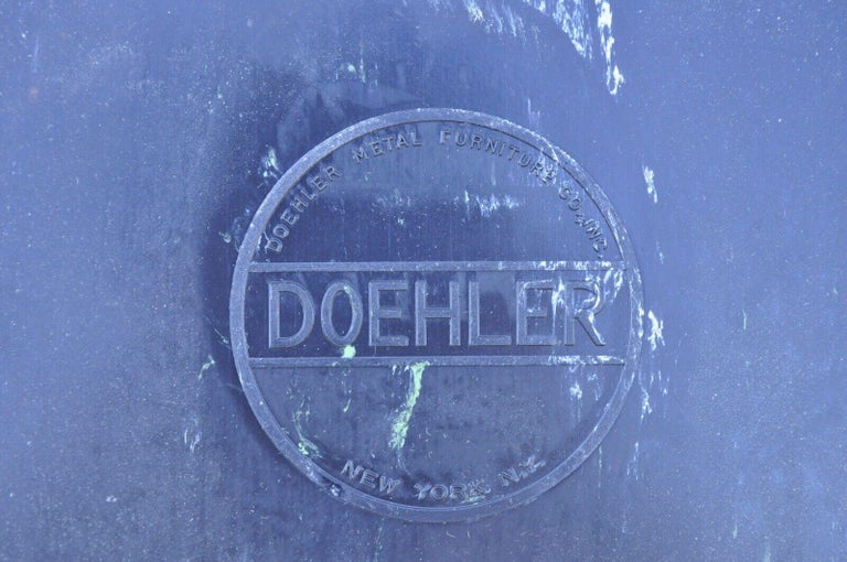 Vintage Doehler Metal Furniture Co Adjustable Medical Dental Work ...