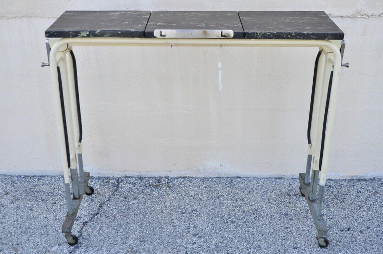 Vintage Doehler Metal Furniture Co Adjustable Medical Dental Work ...
