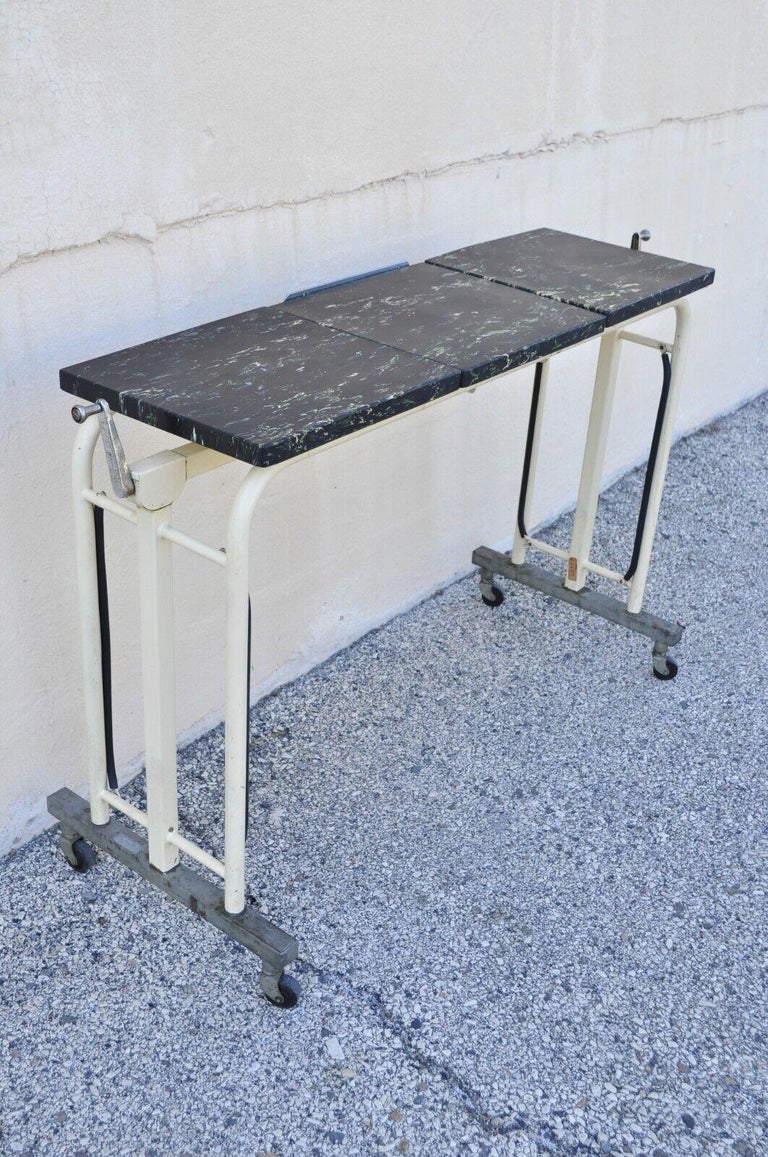 Vintage Doehler Metal Furniture Co Adjustable Medical Dental Work ...