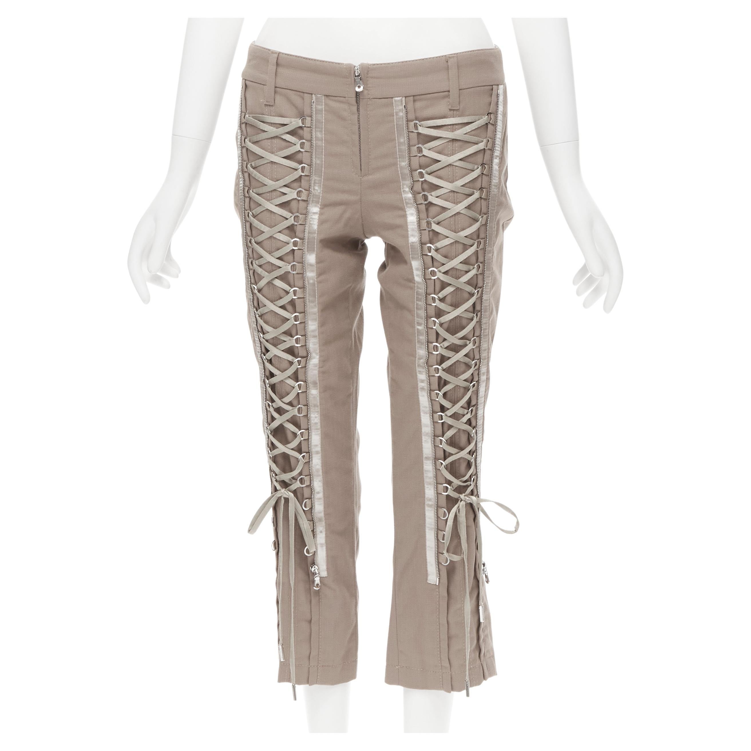 Dolce And Gabbana S S 2003 Bondage Sex Tan Pants For Sale At 1stdibs