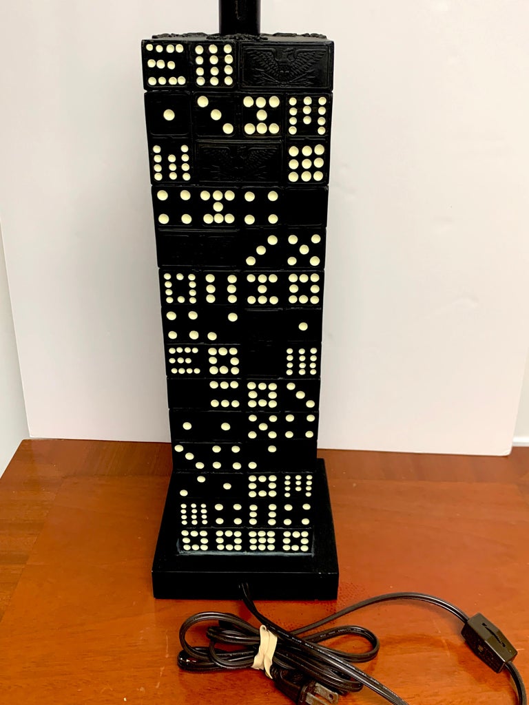 Vintage 'Domino' Column Lamp at 1stDibs