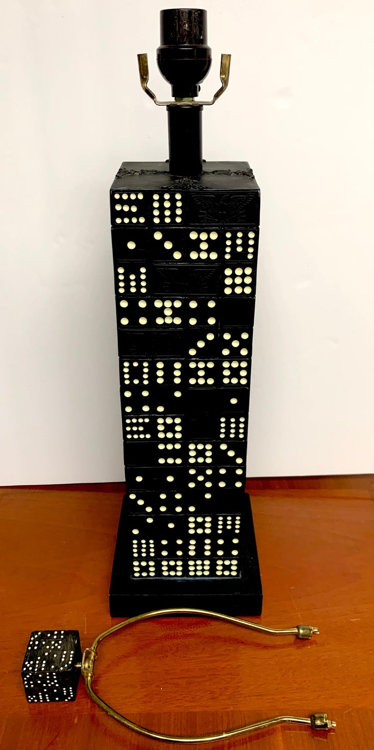 Vintage 'Domino' Column Lamp at 1stDibs