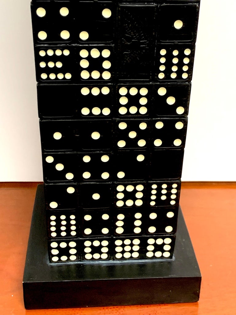 Vintage 'Domino' Column Lamp at 1stDibs