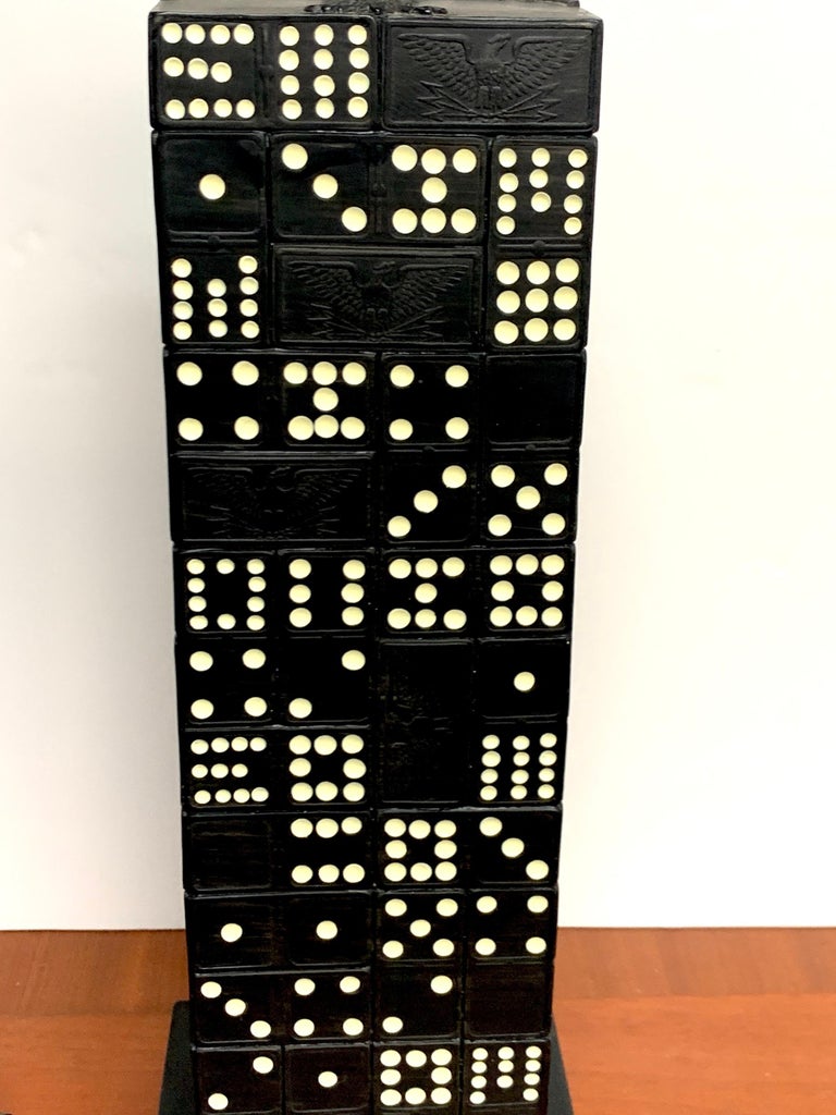 Vintage 'Domino' Column Lamp at 1stDibs