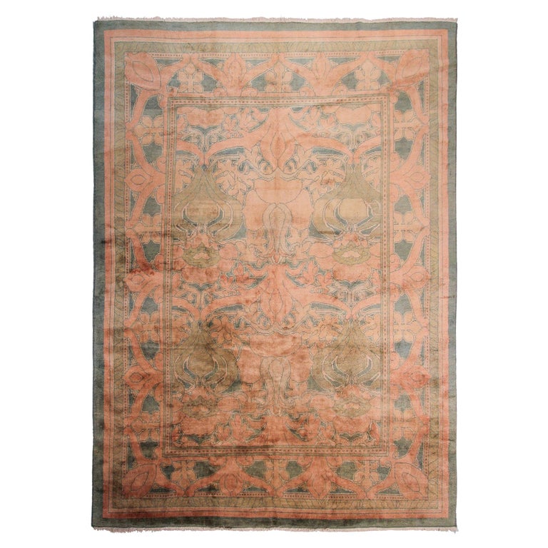 Vintage Donegal Rug Vintage European Arts and Crafts Rug Vintage Art ...