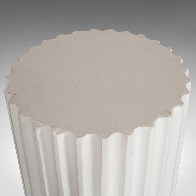 Vintage Doric Column, English, Architectural, Plaster, Display Base ...