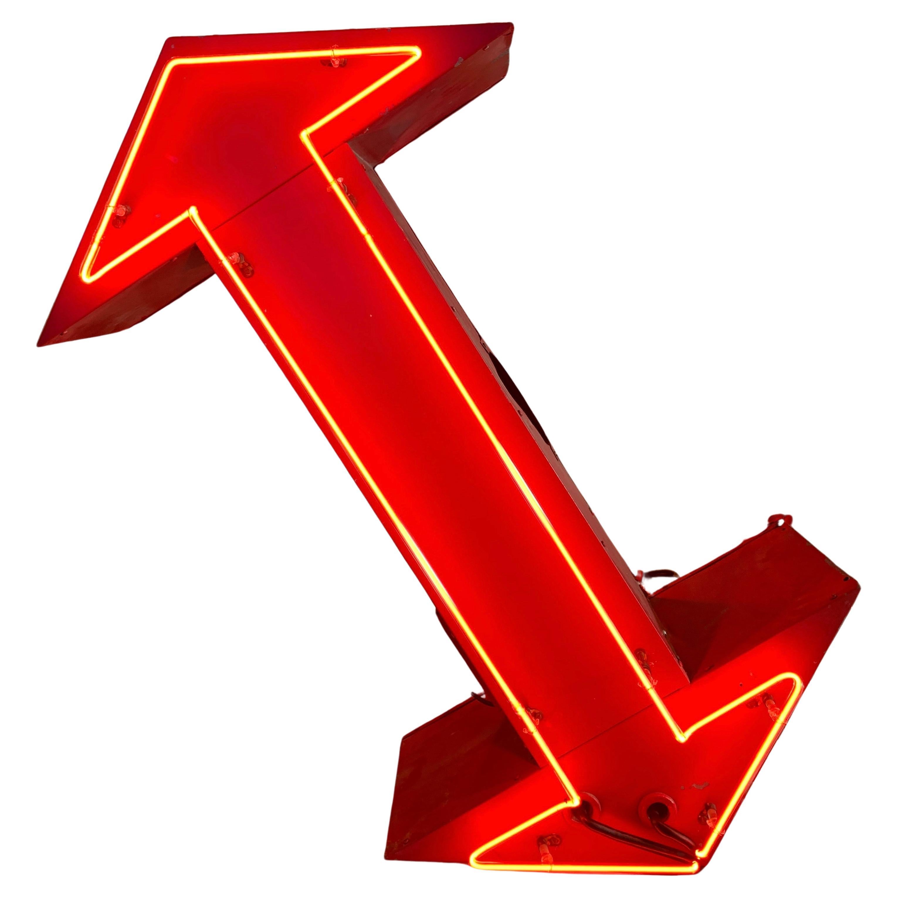 Vintage Double-Sided, Flashing Lighted Arrow Sign at 1stDibs | vintage ...