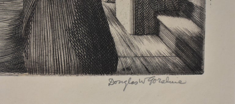 Vintage Douglas W. Gorsline Engraving Edition of 250 "Brooklyn Local ...