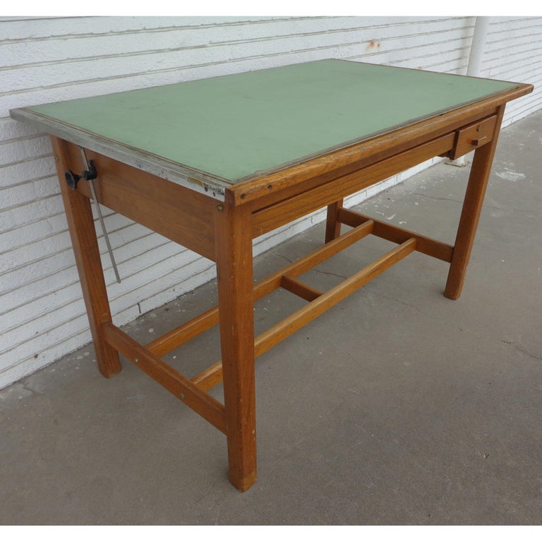 Vintage Drafting Table Standing Desk at 1stDibs