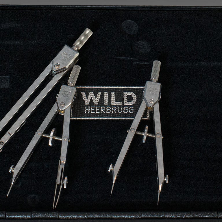 Vintage Draughtsman's Set, Swiss, Steel, Drawing Instrument, Wild ...