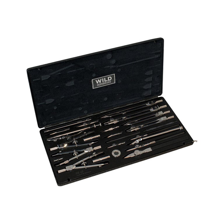Vintage Draughtsman's Set, Swiss, Steel, Drawing Instrument, Wild ...