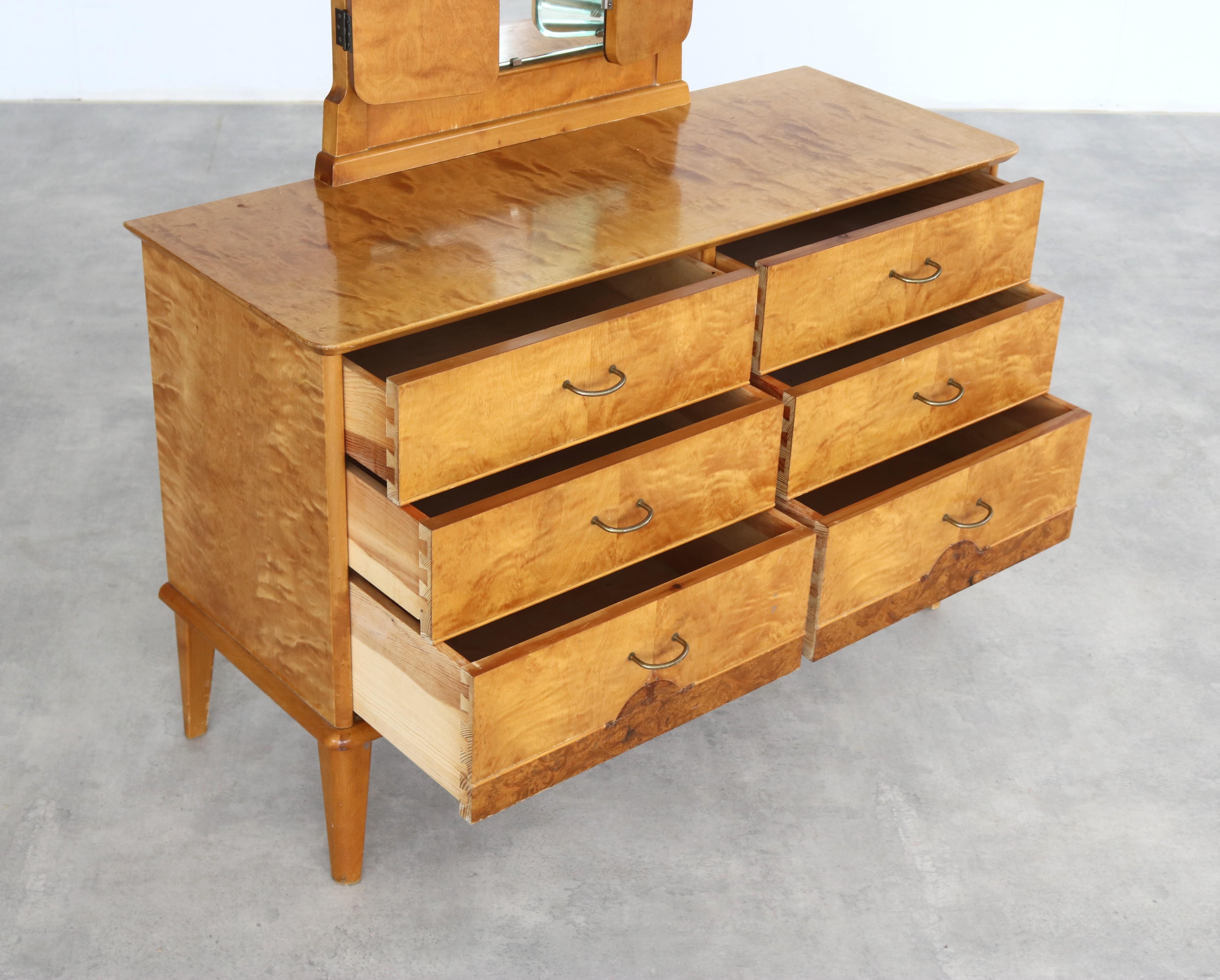 vintage dressing table cupboard 70's Swedish period 60's design unkno ...