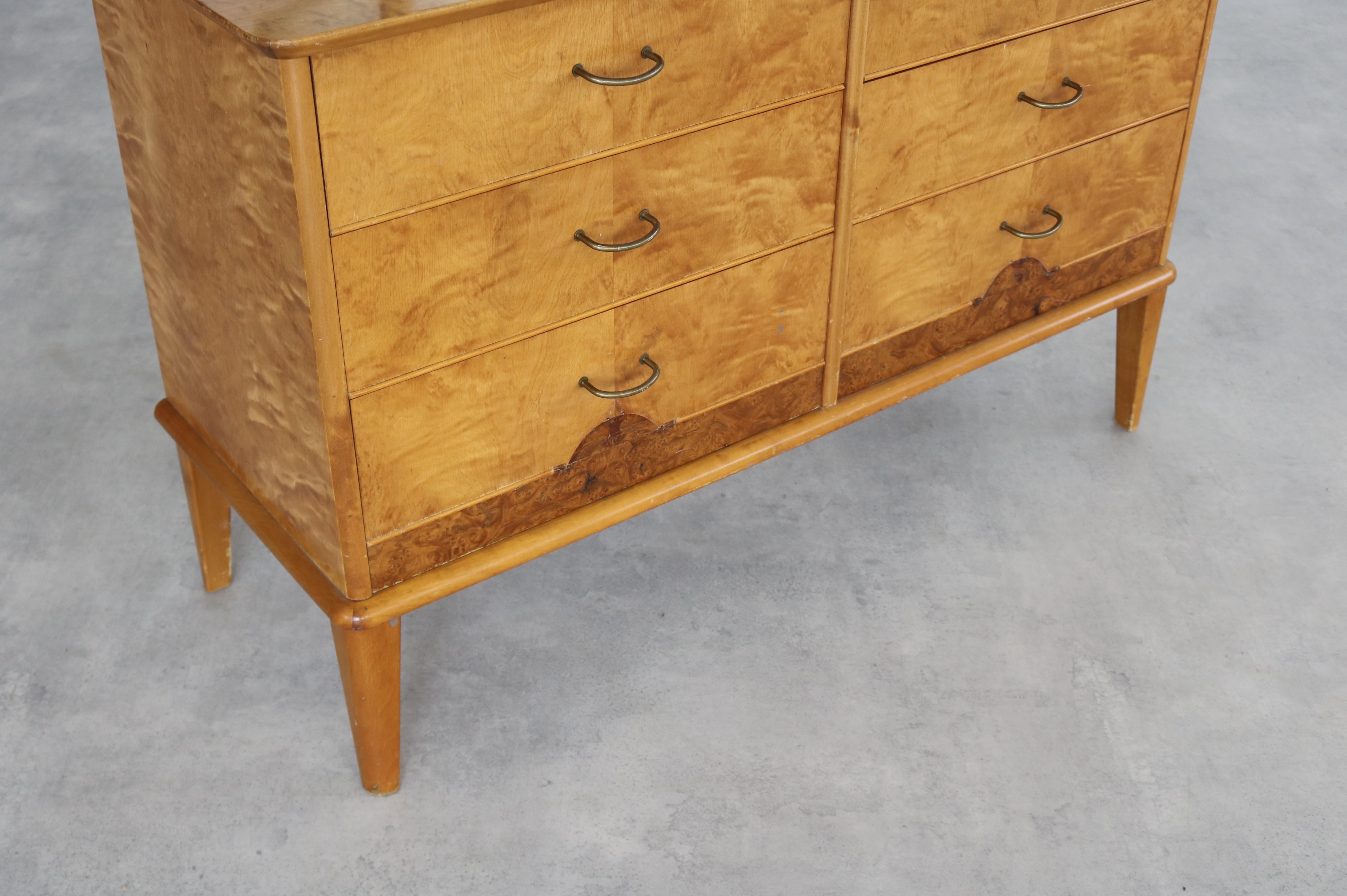 vintage dressing table cupboard 70's Swedish period 60's design unkno ...