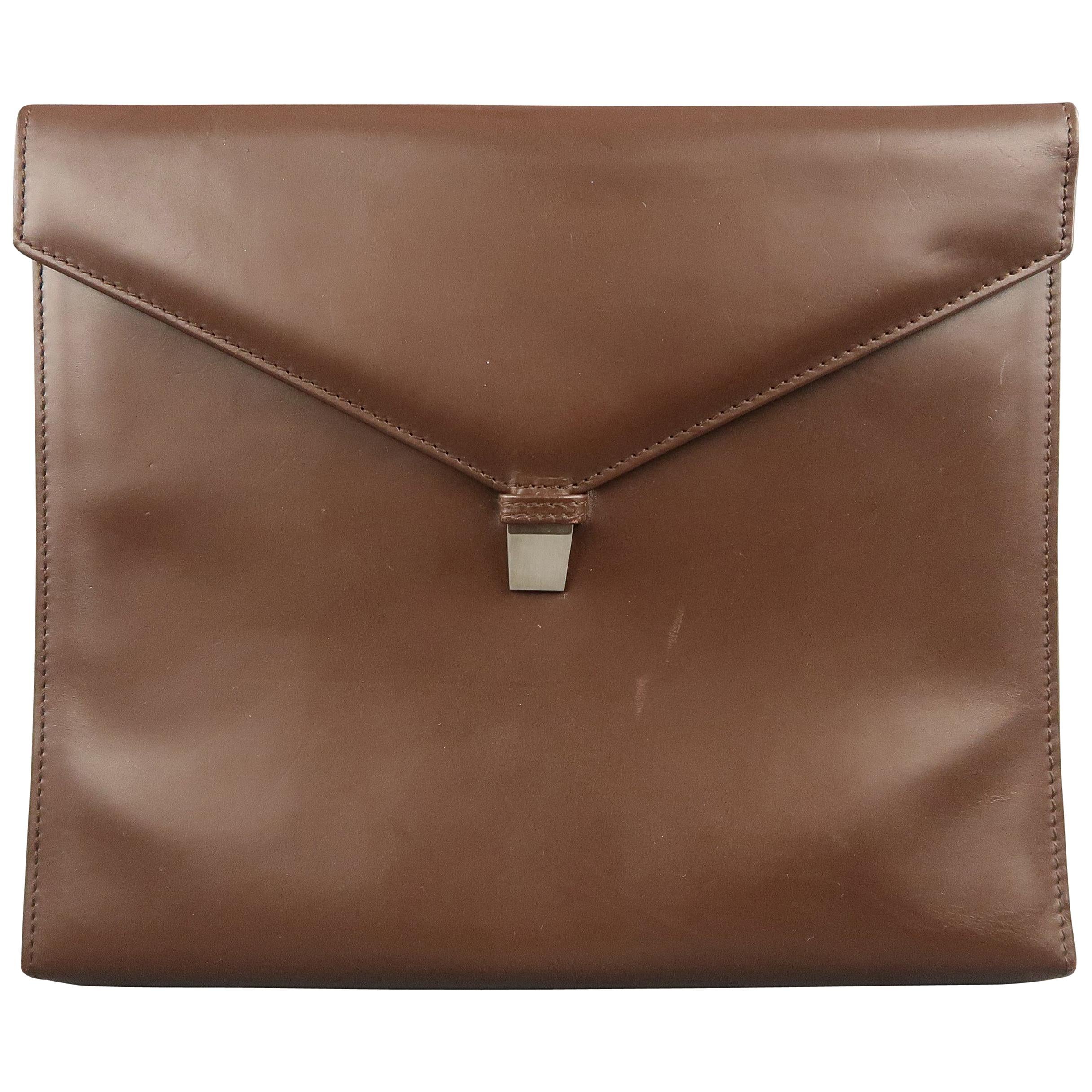 Vintage DUNHILL Brown Leather Binder Portfolio at 1stDibs | dunhill ...
