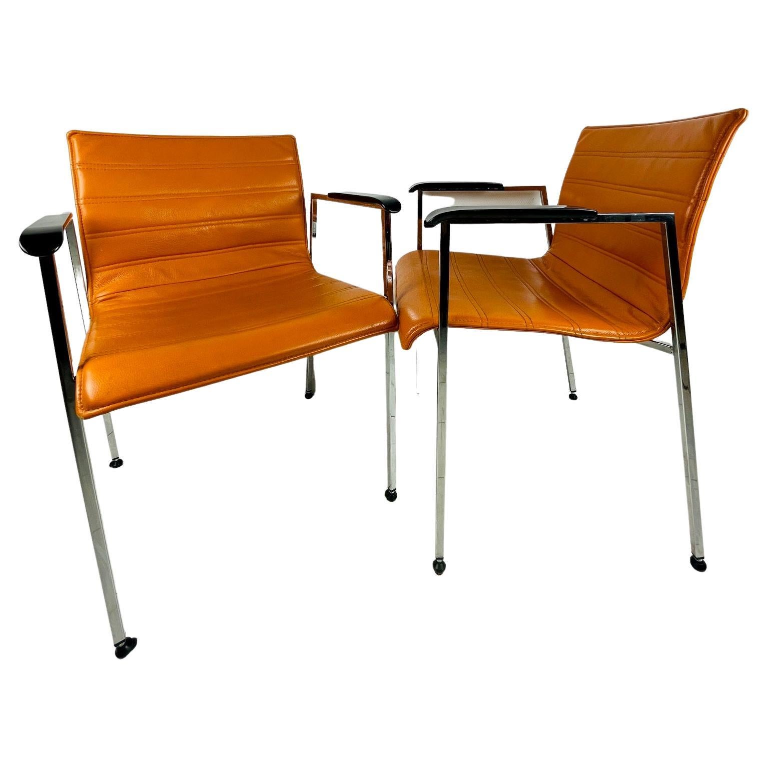 In Stock Riviera Chair in Blush Maple with Two-Tone Leather by May ...