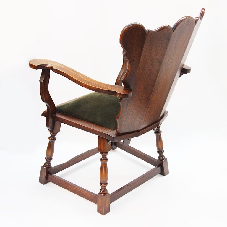 Vintage Dutch Medieval Revival Heraldic Coat of Arms Oak Lodge Arm ...