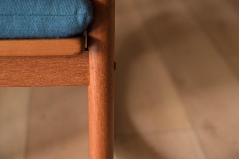 Vintage Dux Teak and Cane 532-A Rocking Chair by Hans Olsen for Juul ...